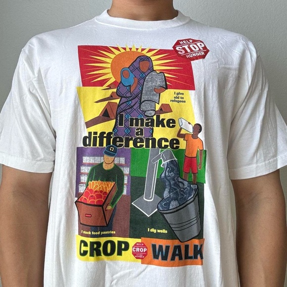 Fruit of the Loom | Shirts | Vintage 200s Stop World Hunger Graphics ...